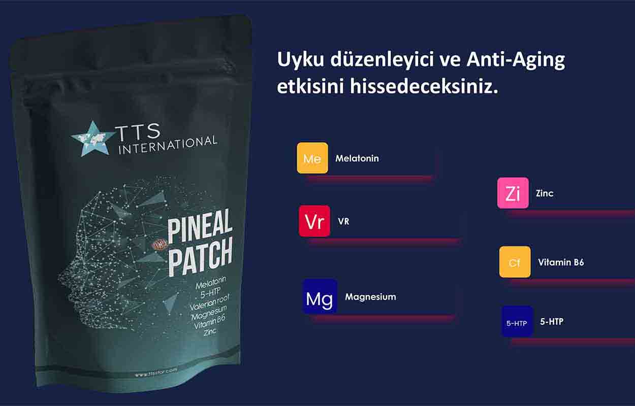 TTS Pineal Patch - Vitamin Mineral Dünyası +90 541 923 06 06